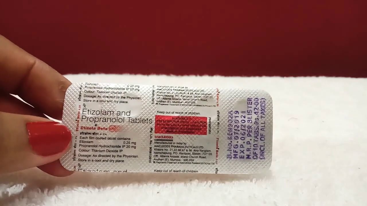 Etizola beta 0.25 mg tablet uses,benefits and side-effects - YouTube