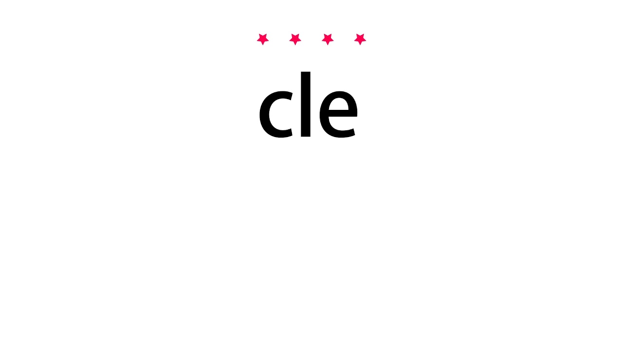 How To Pronounce Cle Vocab Today YouTube how-to-pronounce-cle-vocab-today-youtube