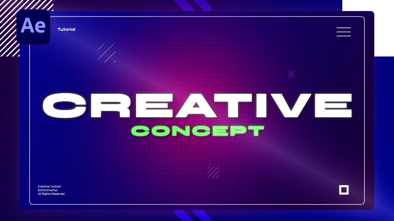 Ultra Modern Typographic Design + Text Animation Tutorial for After ...