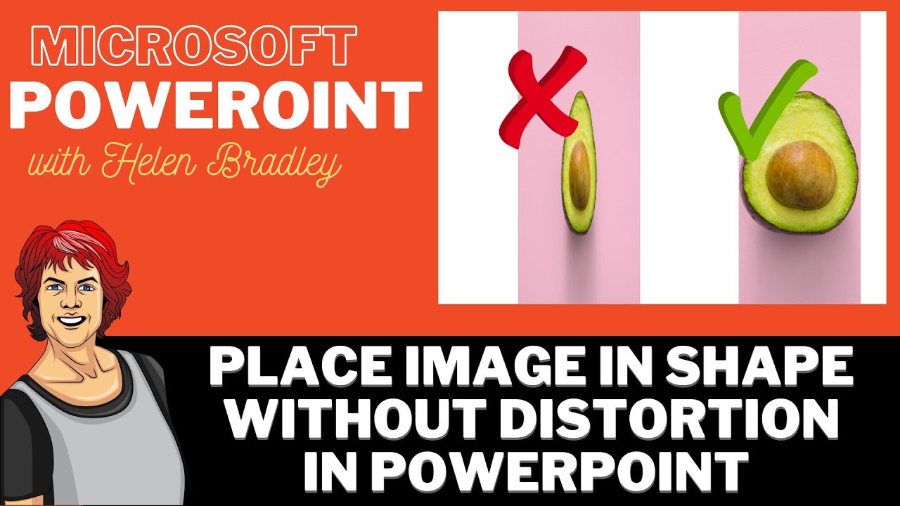 PowerPoint: Put Images Inside Shapes Without Distortion - YouTube