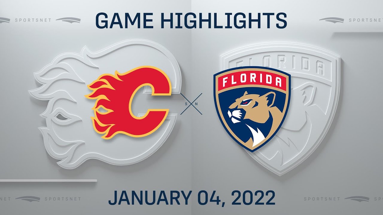 NHL Highlights | Flames vs. Panthers - Jan. 4, 2022 - YouTube