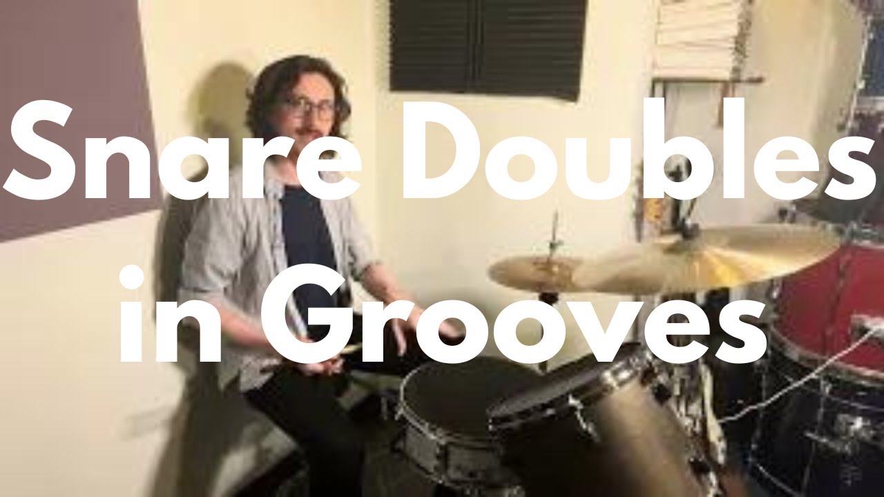 Snare Doubles in Grooves - YouTube