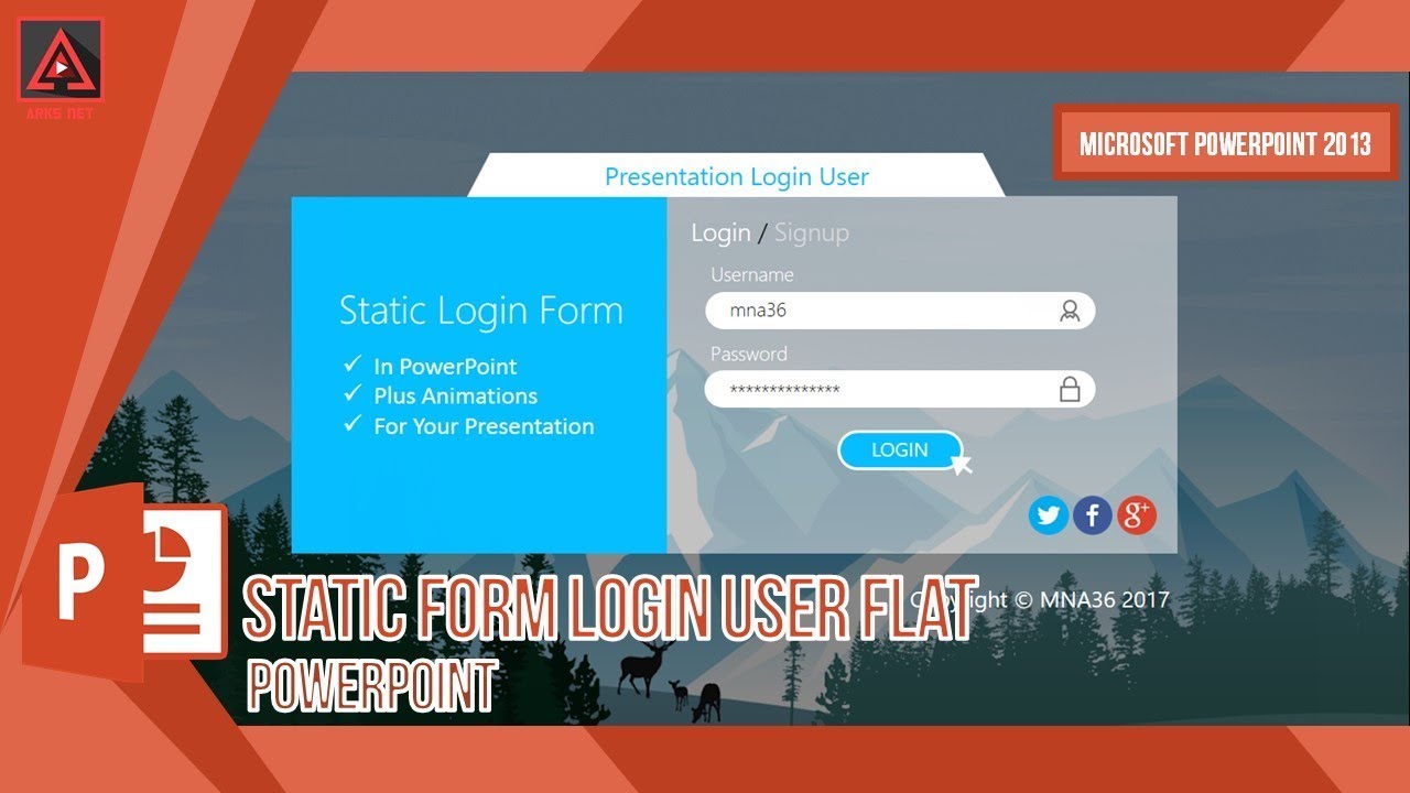 Static Form Login User In PowerPoint MNA36 PowerPoint YouTube Static Form Login User In PowerPoint MNA36 PowerPoint YouTube
