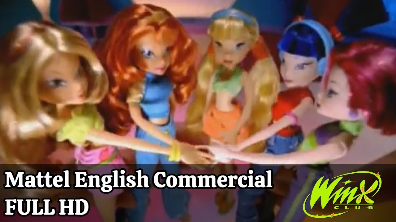 FULL HD Winx Club Mattel English Commercial - YouTube