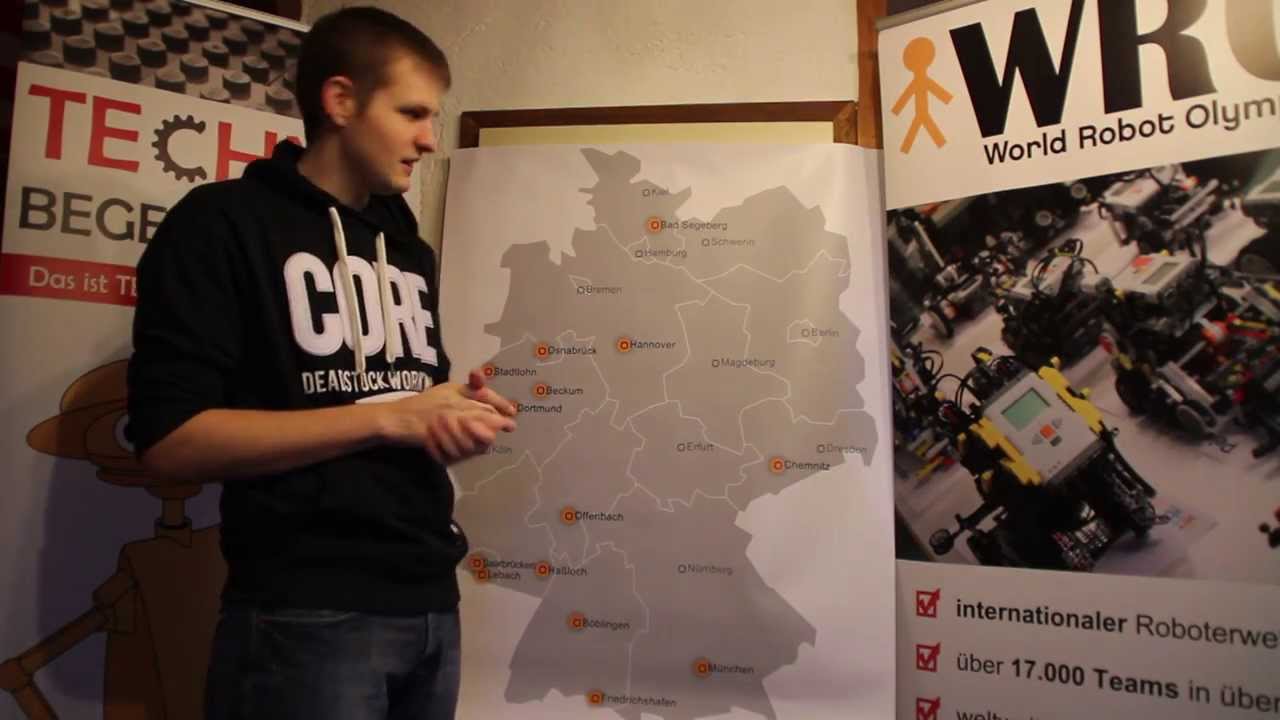 [ALTE VERSION] WRO Deutschland 2014: Übersicht der 14 Wettbewerbsstandorte - YouTube