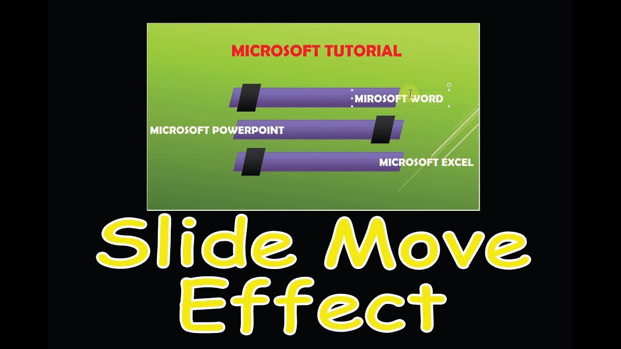 Slide Move Effect in Ms-Powerpoint - YouTube