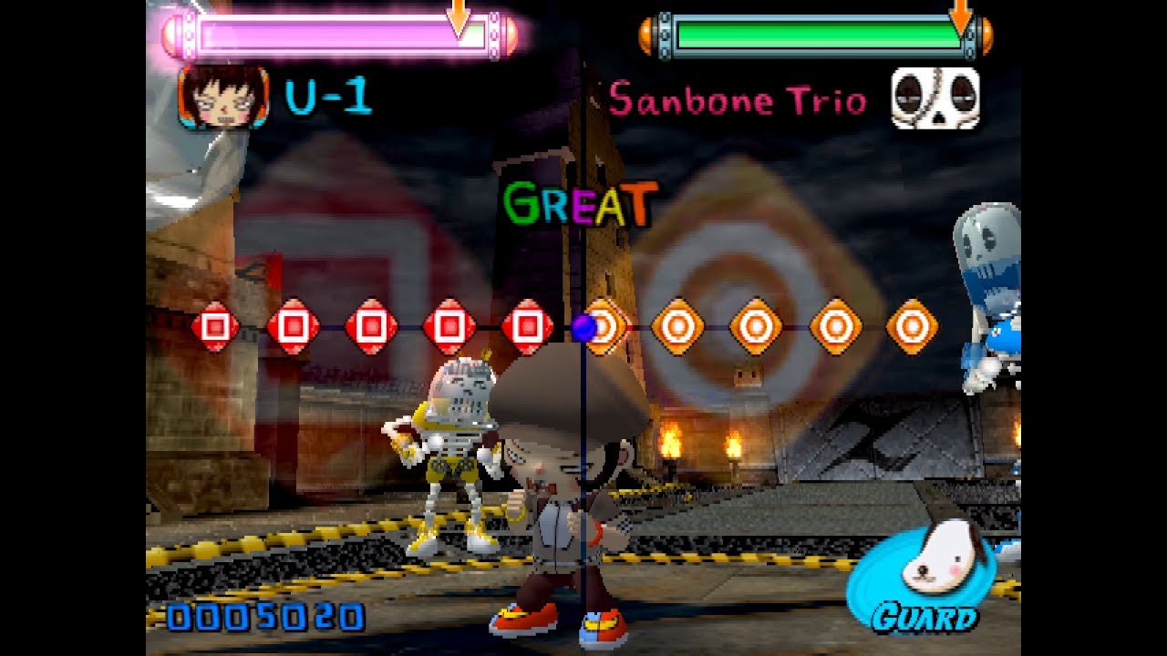 "WHAT WEAK SPOTS?!" Achievement - Gitaroo Man PS2 - YouTube