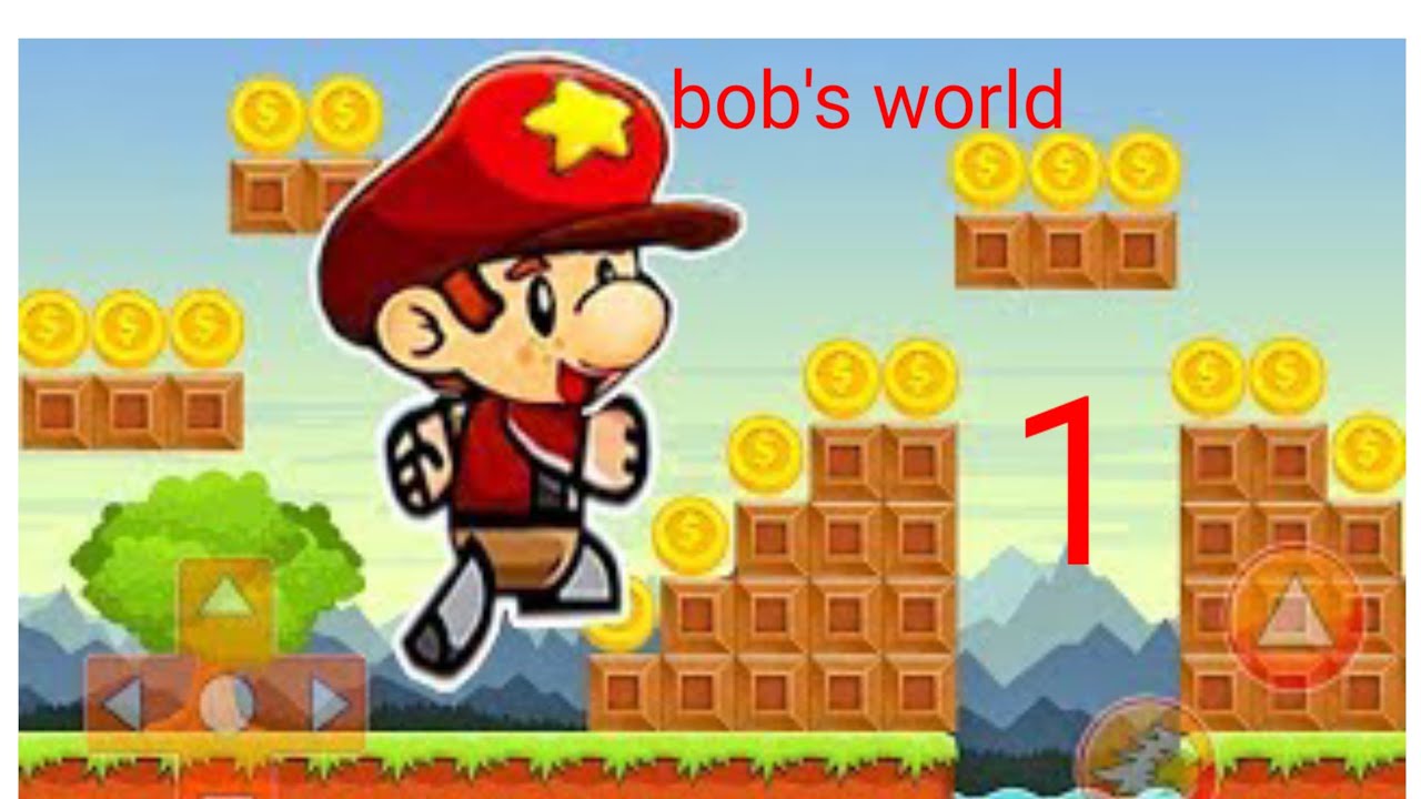 Bob's world level 1 walk through by fun #fun #funworld #gaming - YouTube