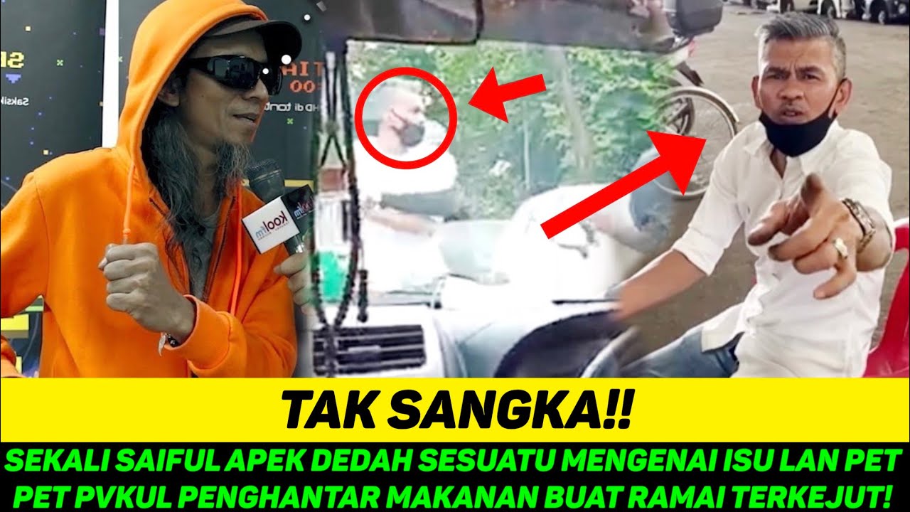 SEKALI SAIFUL APEK DEDAH SESUATU MENGENAI ISU LAN PET PET PVKUL RIDER ...