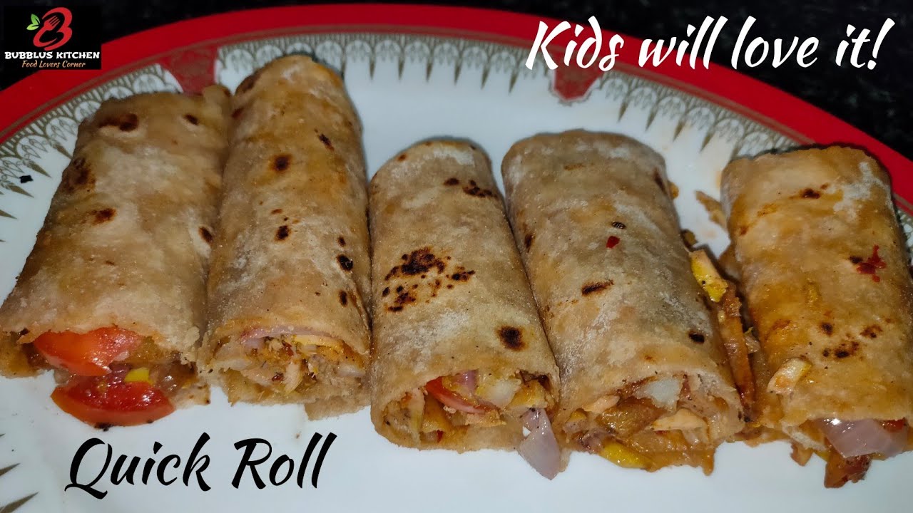 Quick Chapati Roll🌯 - YouTube