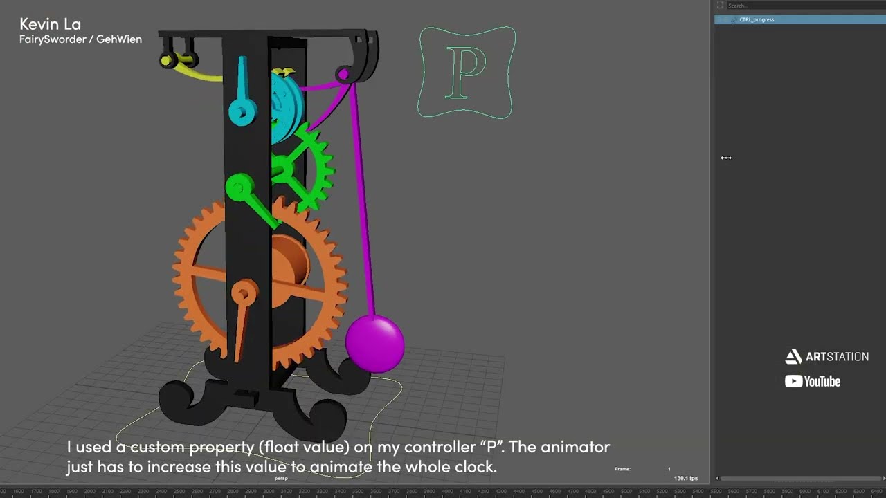 Galileo Pendulum Clock Rig | Kevin La - YouTube