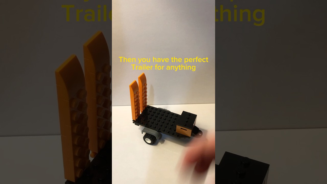 How to make a simple LEGO trailer - YouTube
