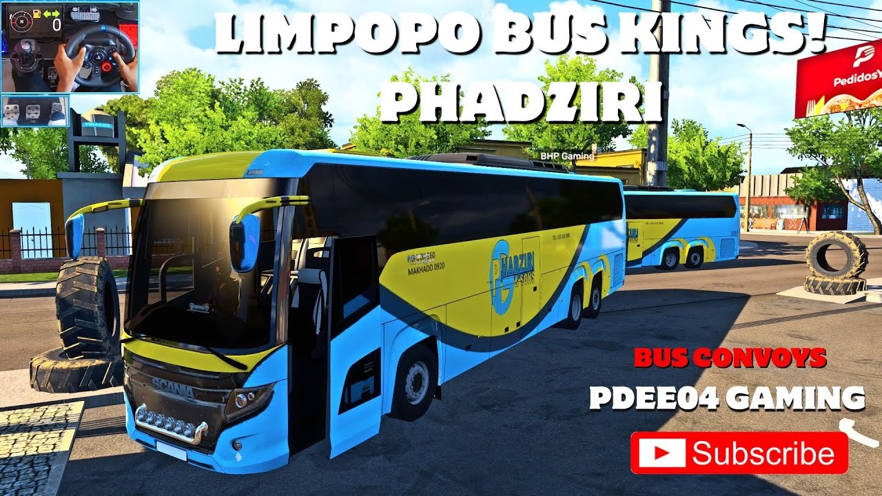 Limpopo Bus Kings! Phadziri & Sons ETS2 African Bus Convoy | #ETS2 # ...
