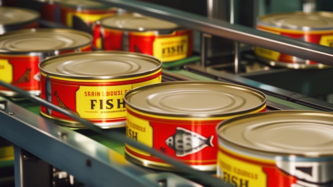 How Canned Tuna Is Made in Factory Step by Step - YouTube