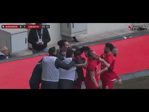 BURSASPOR:0 - 3 ÇORUM FK MAÇIN TÜM GOLLERİ