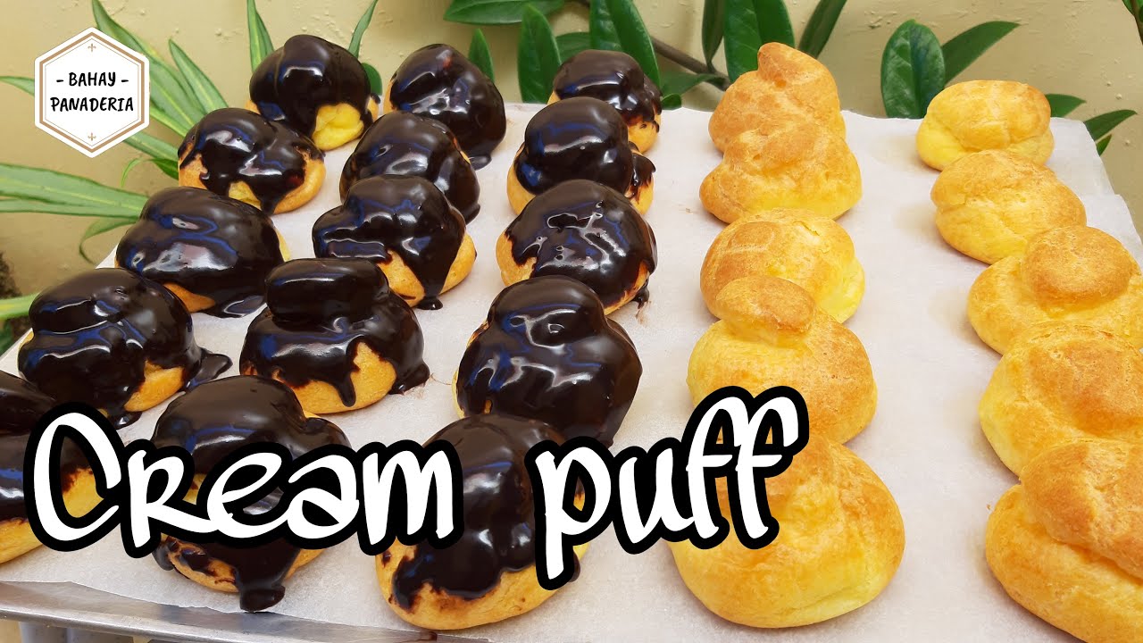 CREAM PUFF RECIPE/First time to make Cream Puff Success! - YouTube