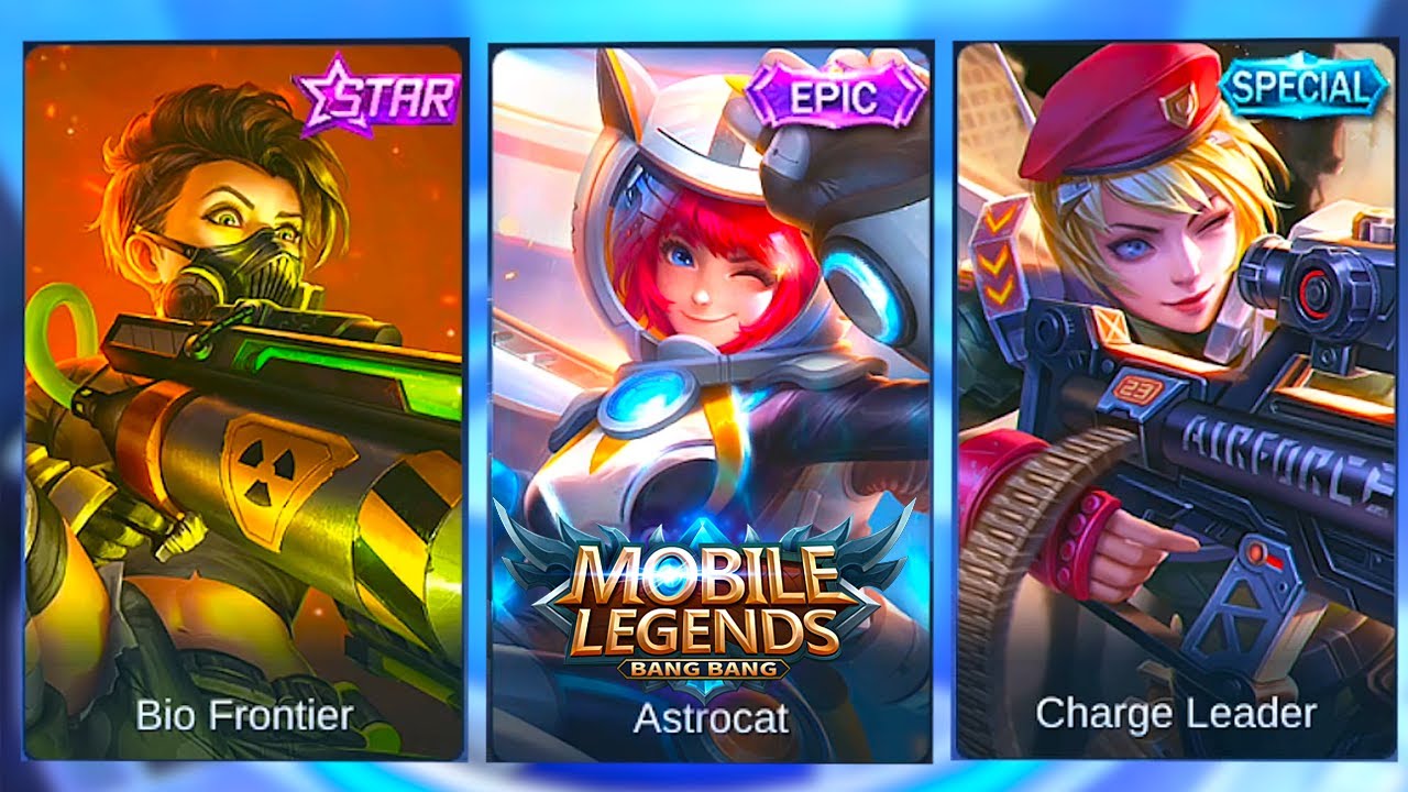Kimmy | Bio Frontier Skin VS Astro Cat Skin VS Charge Leader Skin ...
