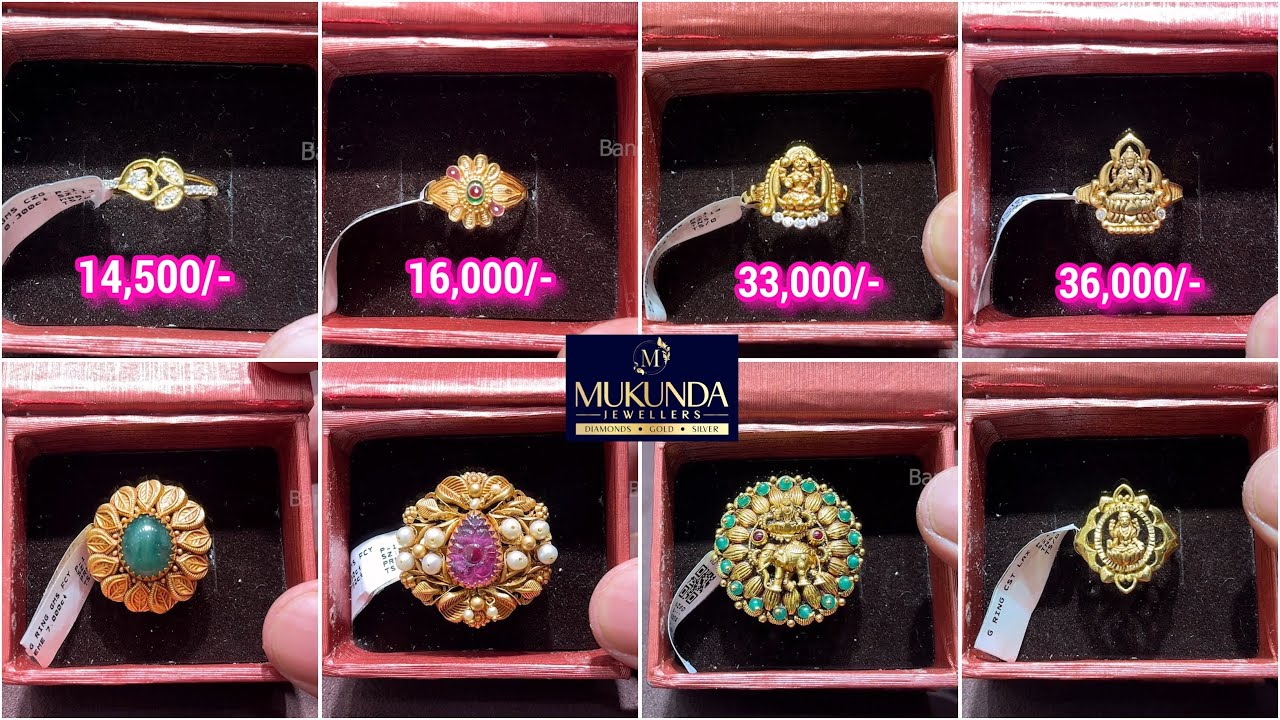 Lightweight Rings | Lakshmi Devi Rings | Cocktail Rings | ONLY 12% VA ...