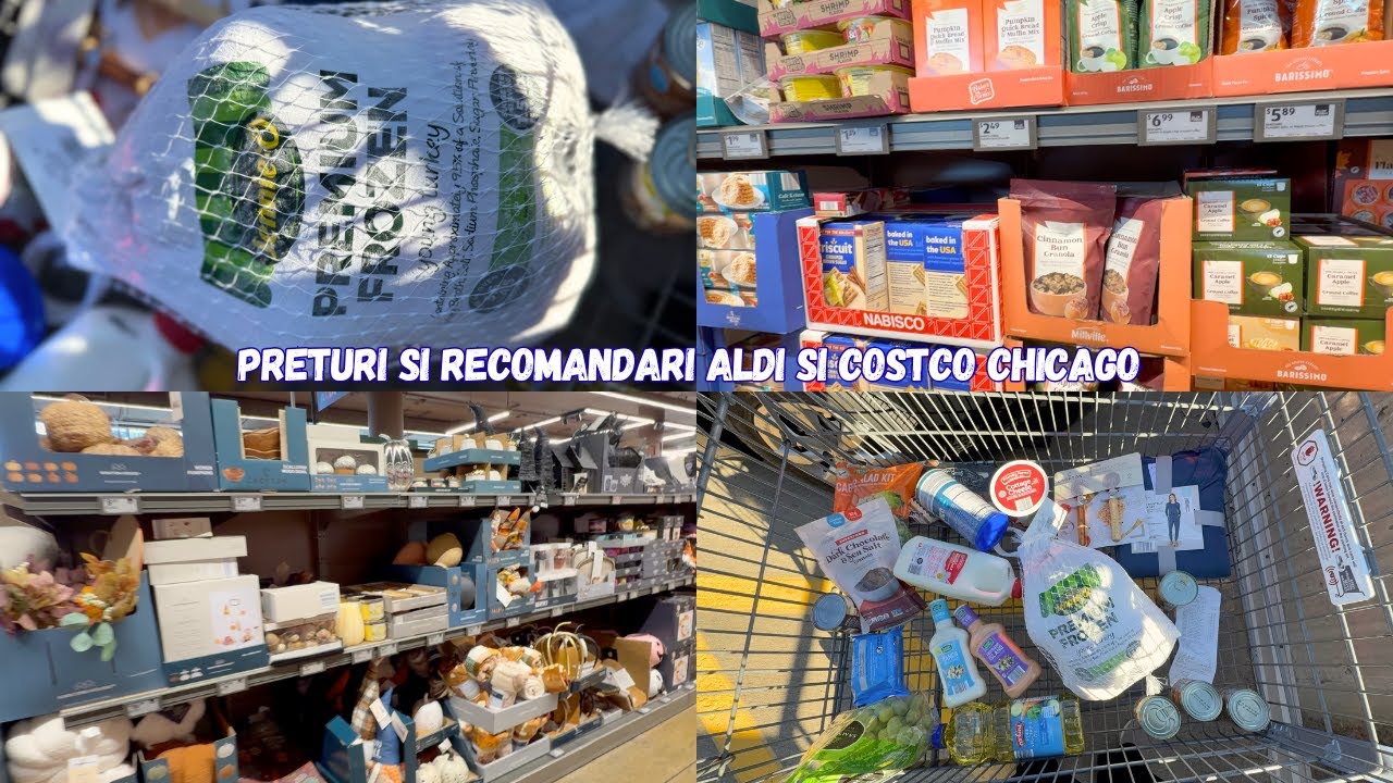 Multe cumparaturi cu preturi in magazin/Aldi,Jerry,Costco - YouTube