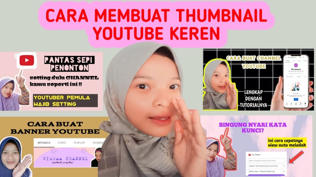 CARA MEMBUAT THUMBNAIL YOUTUBE YANG KEREN - YouTube