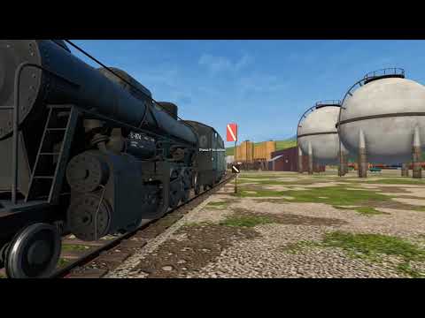 Derail Valley - SH-282 - Steam Train - Oil Well North to Harbour Town ...