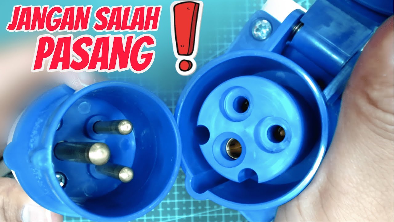 CARA PASANG COLOKAN DAN STEKER GENSET SECARA PROFESIONAL | INDUSTRIAL ...