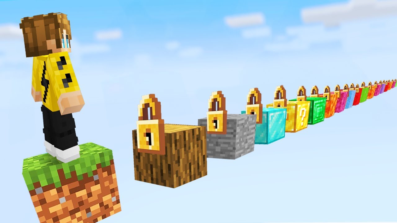 Minecraft, But With Every One Block.. - YouTube