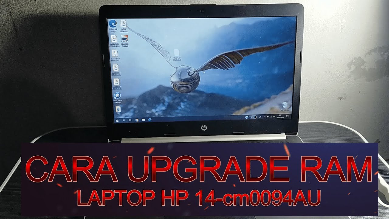 #CARA UPGRADE RAM LAPTOP HP 14-cm0094AU - YouTube