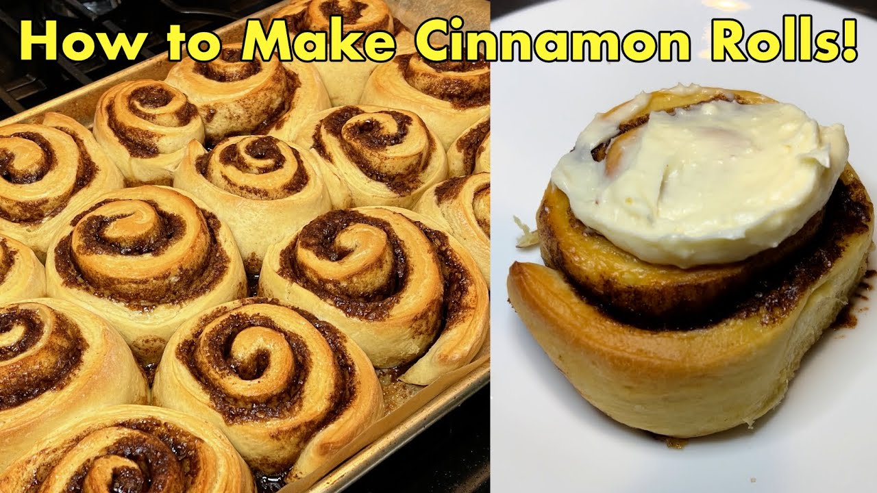 How to Make the BEST Cinnamon Rolls AT HOME! - YouTube