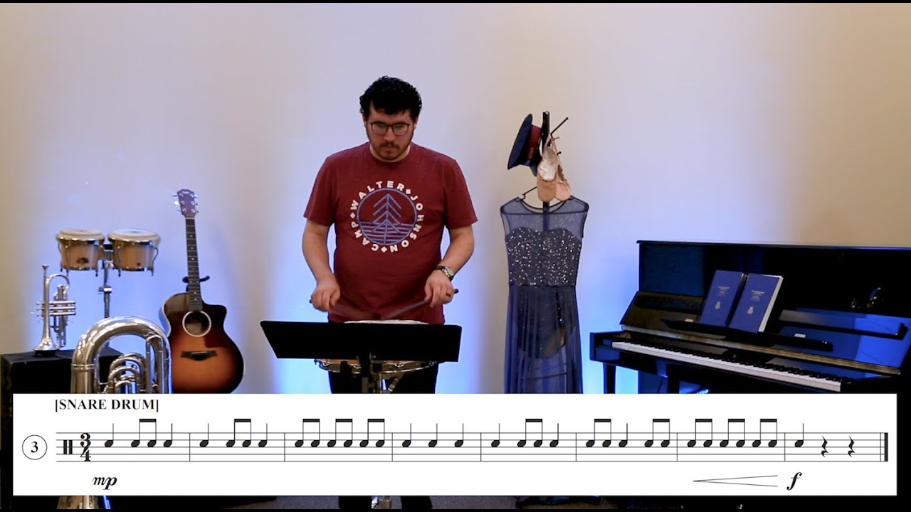 Percussion Audition Example || Conservatory 2023 - YouTube