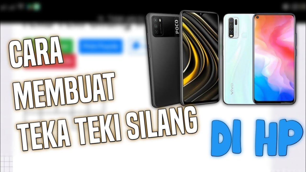 Cara Membuat Teka Teki Silang (TTS) Di HP dengan PuzzleMaker - YouTube