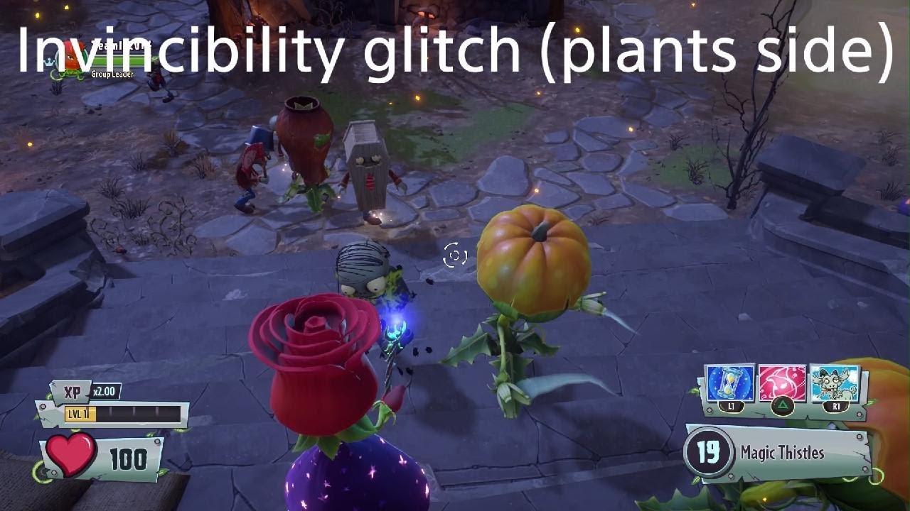 Plants vs Zombies GW2 Invincibility glitch (plants side) - YouTube