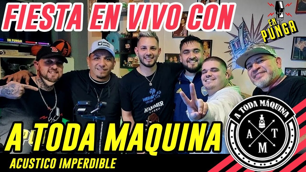 A TODA MAQUINA - ACÚSTICO 4 CANCIONES - INCREÍBLE!!! - YouTube