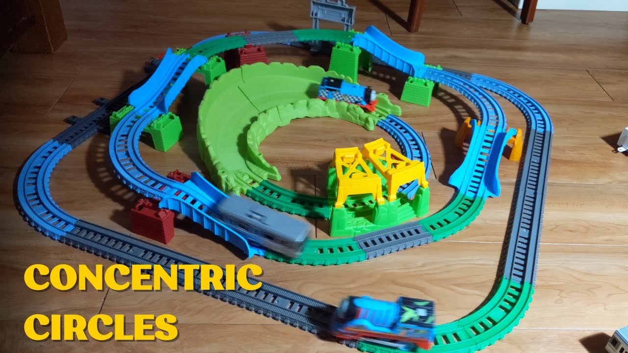 thomas tracks Concentric Circles layout - YouTube