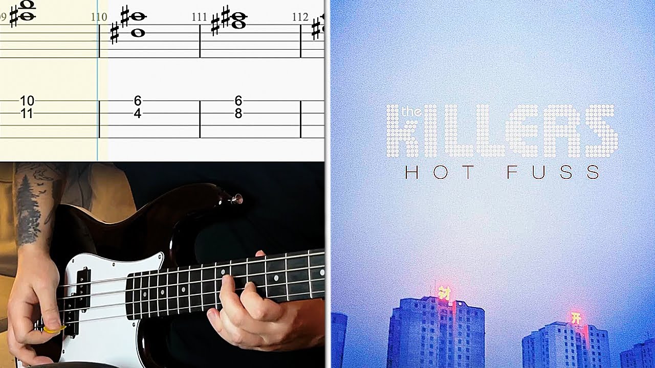 The Killers – Mr. Brightside BASS COVER with TABS (Standard Tuning ...