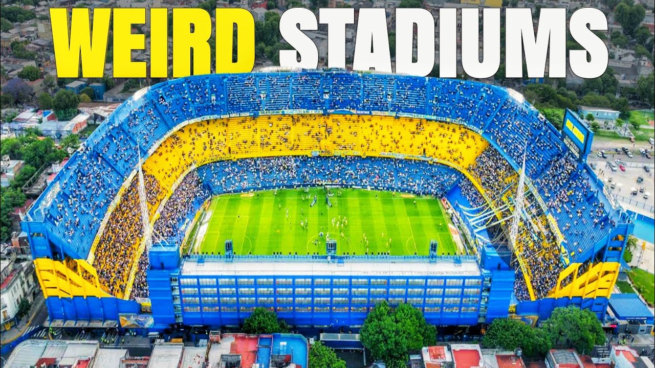 WEIRDEST FOOTBALL STADIUMS IN THE WORLD - YouTube