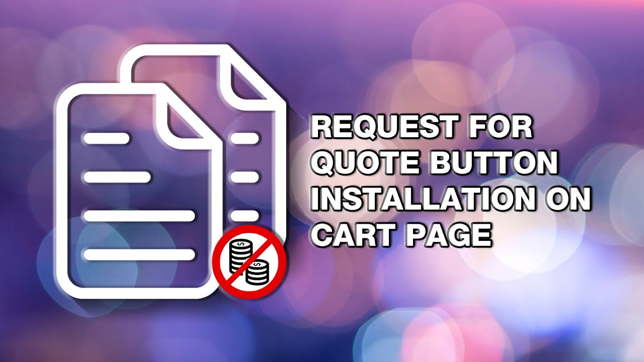 Request for Quote Button Installation on Cart Page - Shopify Request a ...