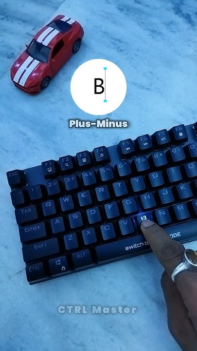 Typing Trick! (B1) = ± Plus Minus Symbol 😲 #msword #keyboard #computer #asmr #typing #pc - YouTube