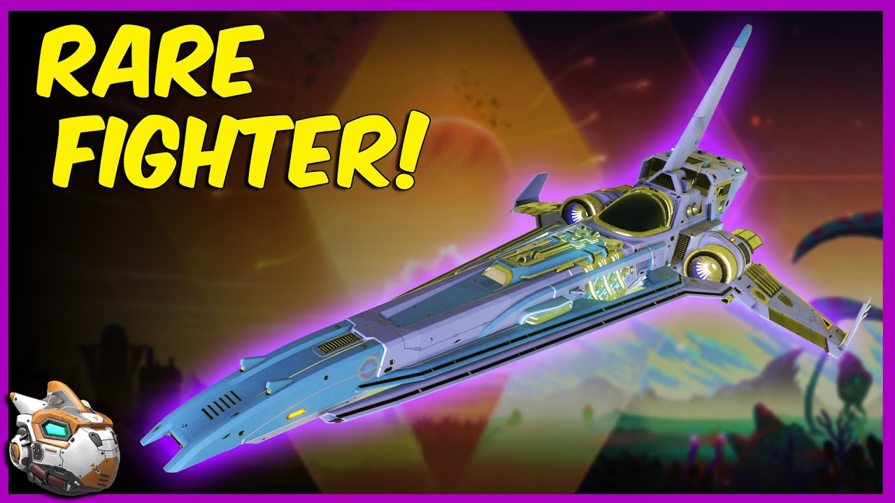 How to Find a Rare Purple Fighter Ship | No Man's Sky Frontiers Update ...