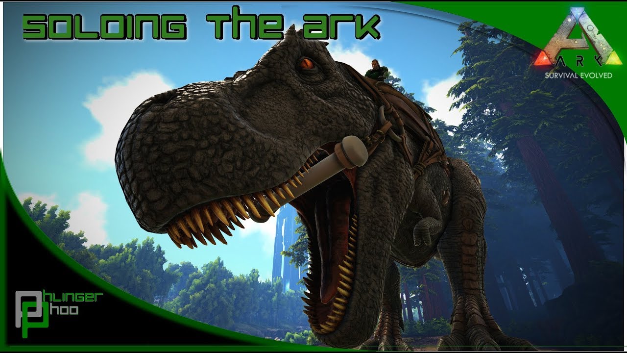 Soloing the Ark S4E55 - Shocking Tranq Darts - Bio Toxin - Perfect Rex ...