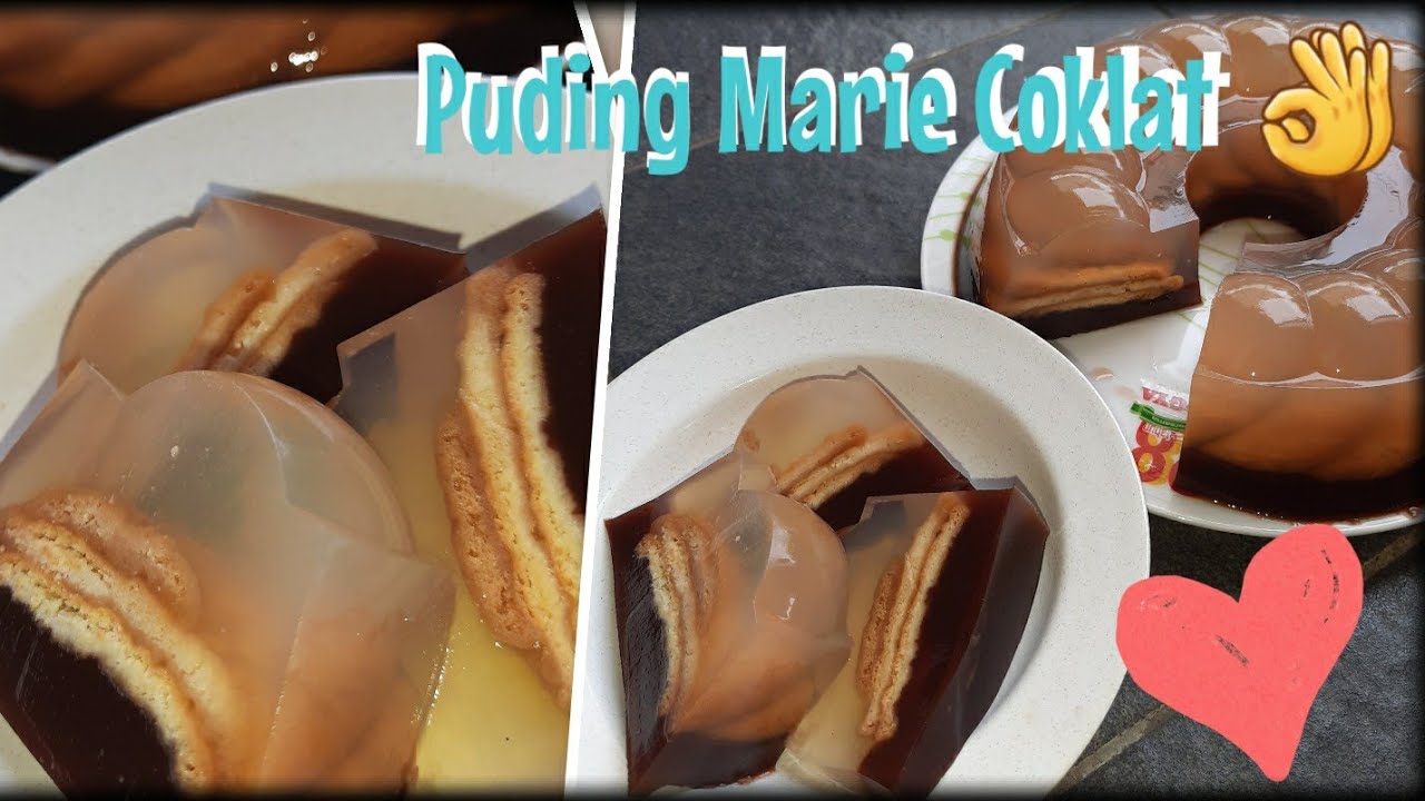 PUDING MARIE COKLAT || MUDAH DAN PRAKTIS || GA PAKE RIBET HEMAT BAHAN ...