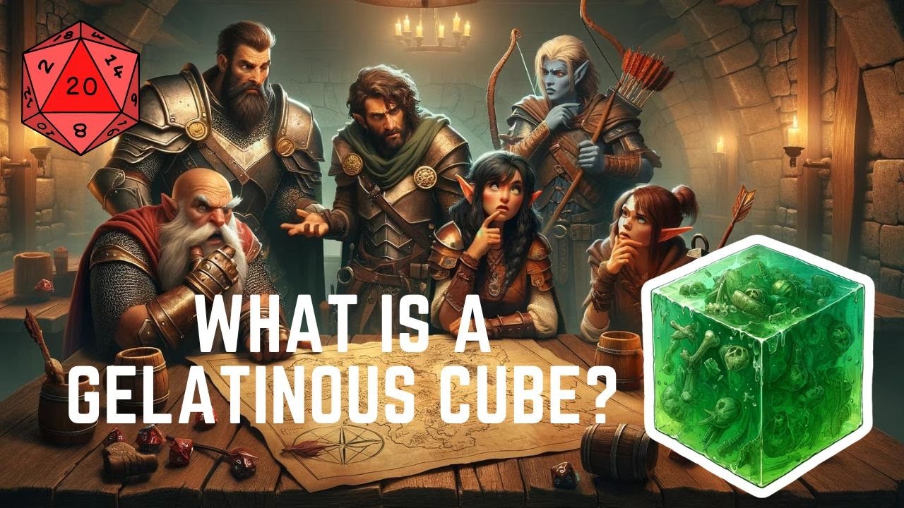 What is a Gelatinous Cube in D&D? - YouTube
