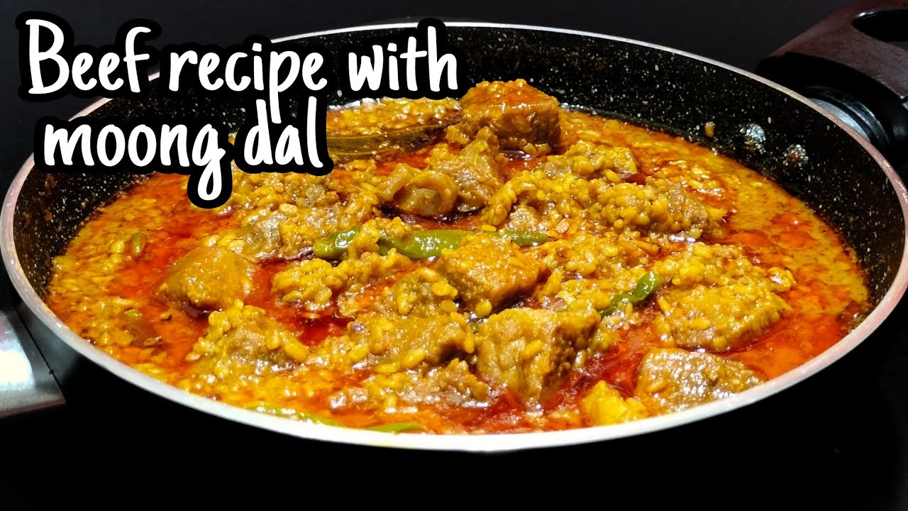 Beef recipe with moong dal || Royal Cooking BD || - YouTube