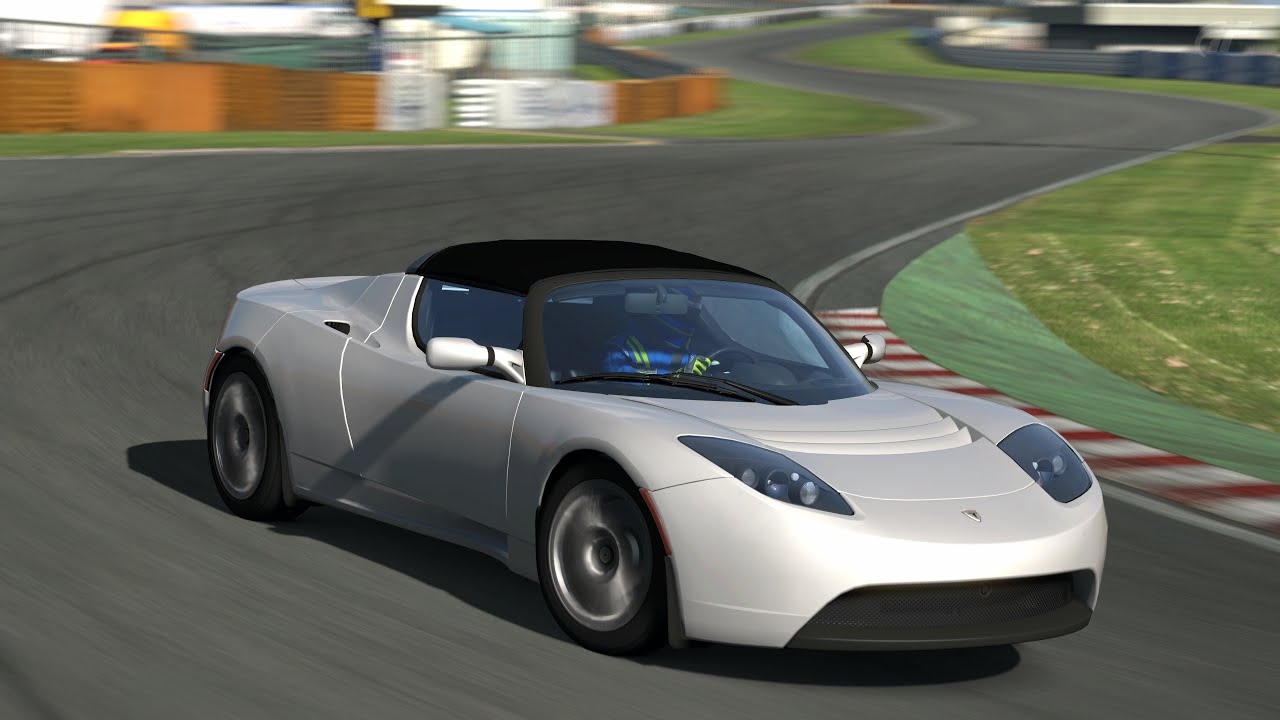 Gran Turismo 5 츠쿠바 Tesla Roadster '08 - YouTube