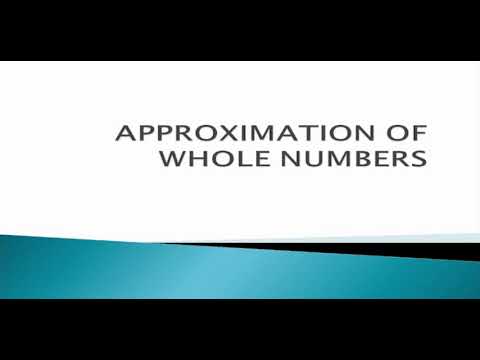 Approximation Of Whole Numbers - Youtube