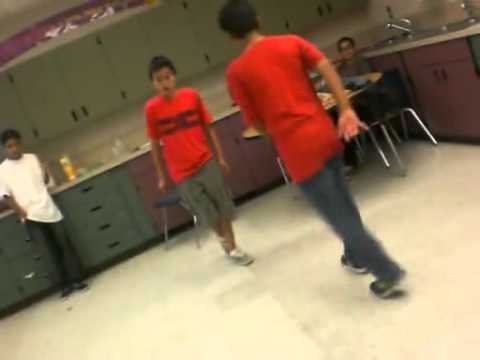 tomas rivera middle school kids shuffling - YouTube