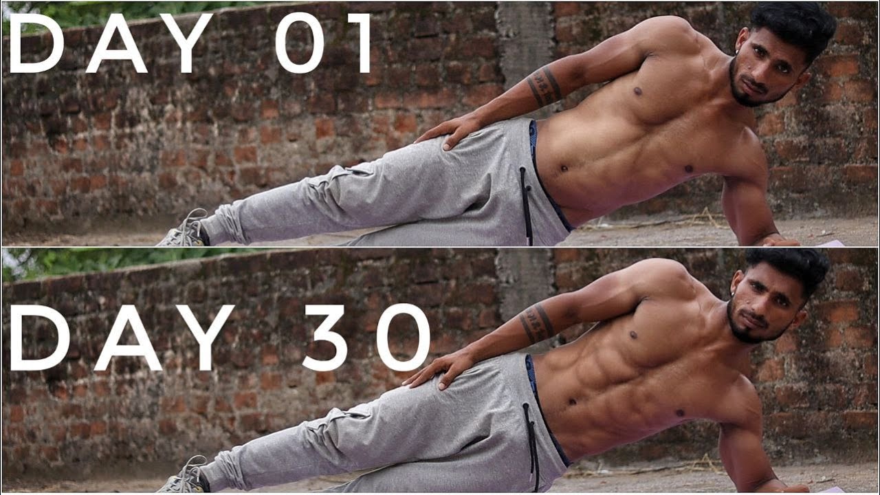 SIX-PACK ABS Transformation At Home 🏠 | 30 Day's Regularly Exercises ...