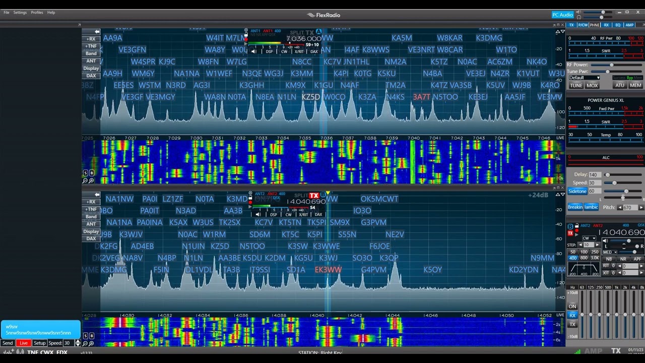 267 QSO's per hour - K3WW doing 2BSIQ in CWT contest - YouTube