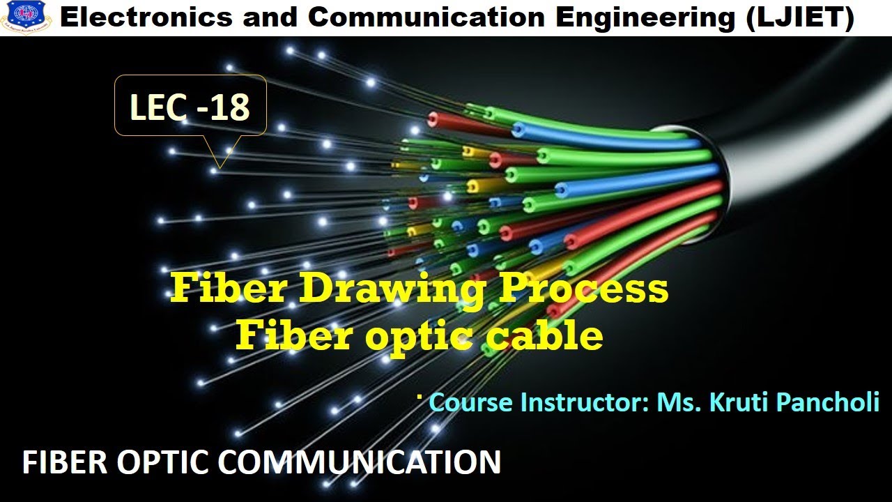 SESSION 18 FOC Fiber Drawing Process Fiber optic cable - YouTube