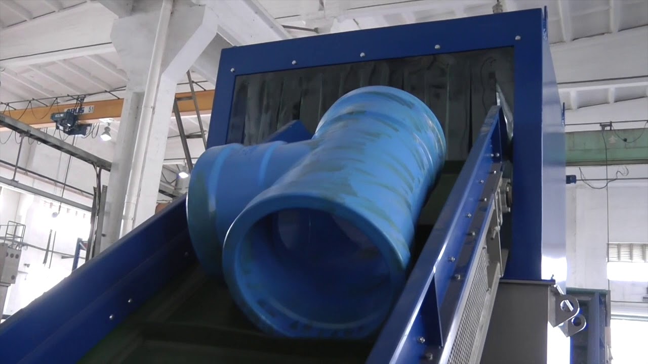 Zerma ZPS-1200 shredder & GSH-600/800 granulator - YouTube